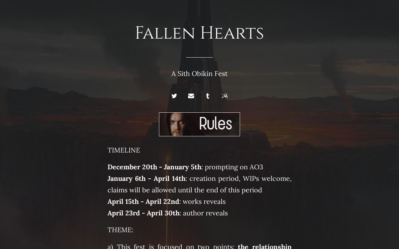 Fallen Hearts - Rules